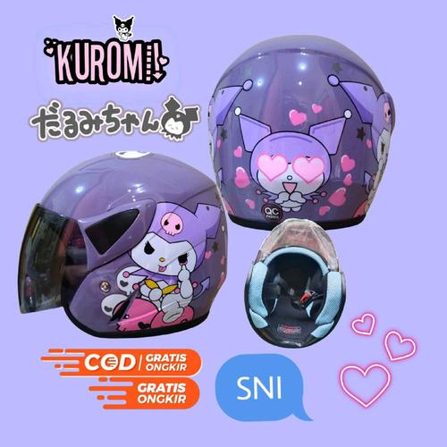 Jual Helm Anak Karakter Cewek Viral Sni, Kuromi, Labubu, Melody ...