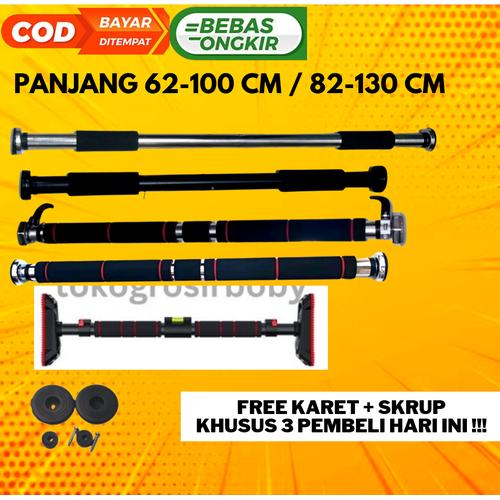 Jual PULL UP BAR DINDING PINTU DOOR CHINNING ALAT UNTUK FITNESS ...