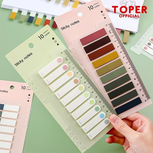 Promo TOPER 200 Lembar Sticky Notes Catatan Kertas Tempel Stick Note ...