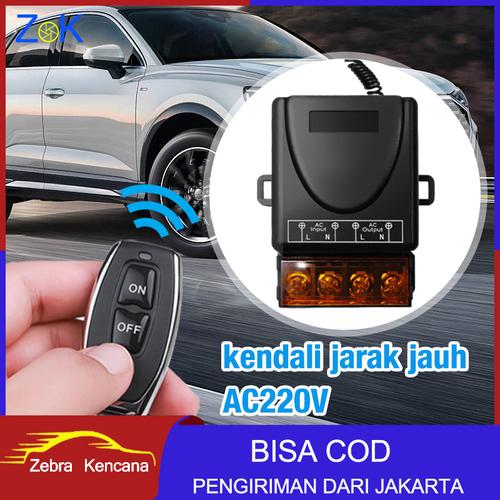 Promo AC 110V 220V 30A Relay Sistem Sakelar Remote Control Nirkabel RF ...