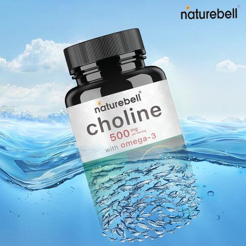 Promo naturebell Kolin 500mg + Omega-3 100mg - Suplemen Dual-Aksi untuk ...