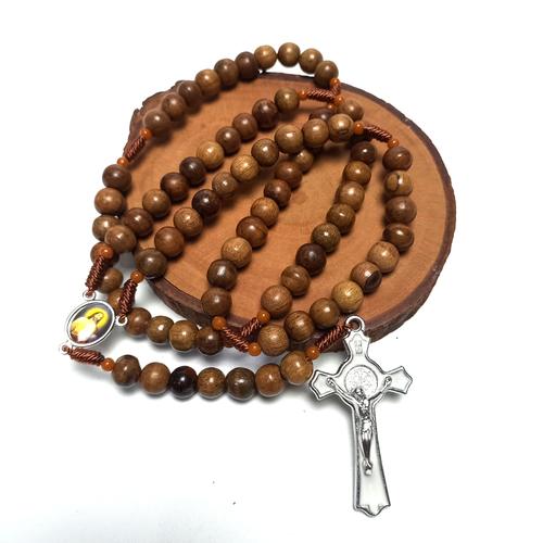 Promo (Eksklusif) Kalung Rosario 77 Bapa Kami Kayu GAHARU Original / Devosi Rosario 77 Bapa Kami ...