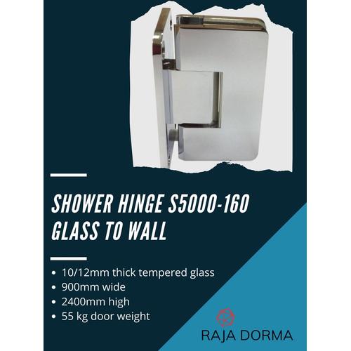 Jual Dorma Shower Hinge S5000 / 160 / 90 / Glass to Wall Dormakaba S ...