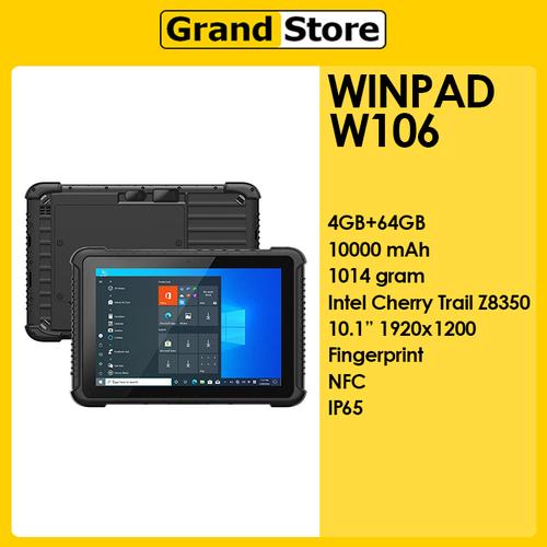 Jual Rugged Tablet Winpad W106 4G LTE RAM 4GB + ROM 64GB Windows 10 10. ...