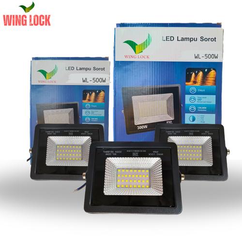 Jual LAMPU SOROT LED WL-500W WINGLOCK PUTIH LAMPU TEMBAK 500 WATT PUTIH LAMPU SOROT WATERPROOF ...