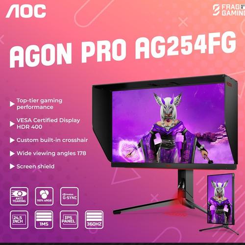 Jual AOC AGON PRO AG254FG 24.5" FHD IPS 360Hz 1ms Light FX Gaming ...
