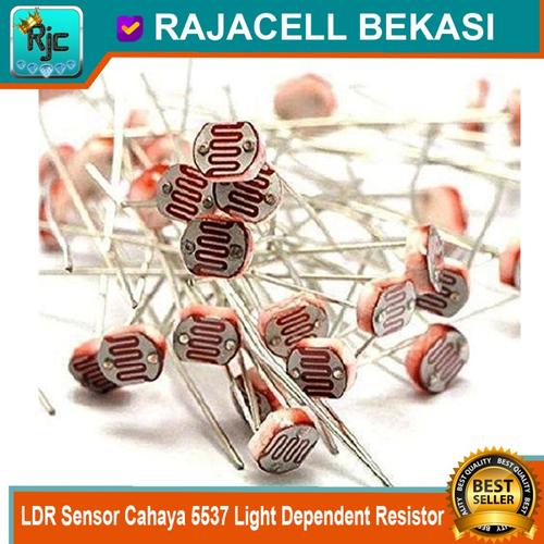 Jual LDR Sensor Cahaya 5537 Light Dependent Resistor LDR 5mm GL5537 ...