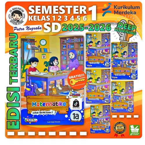 Jual BUKU LKS MATEMATIKA SD KELAS 1 2 3 4 5 6 1-6 SEMESTER 1 2025-2026 ...