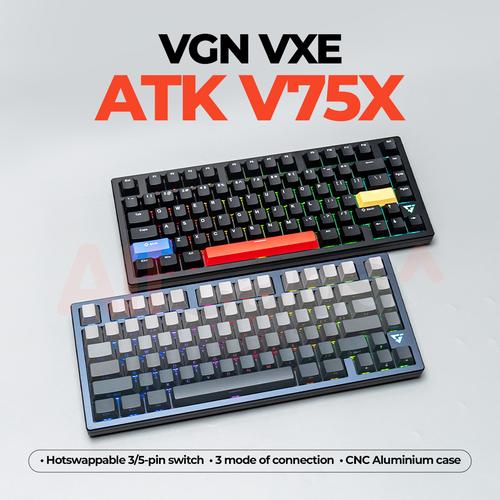 Promo VGN VXE ATK V75X - Prebuilt 3-mode 80% Hotswappable Aluminium ...