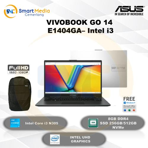 Promo ASUS Vivobook Go 14 E1404GA|INTEL i3-N305|8GB|512GB|14" FHD|W11 ...
