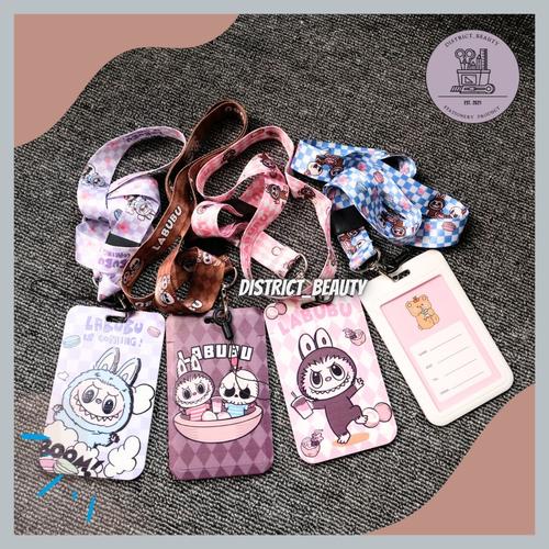 Jual LANYARD LABUBU ID CARD NAME TAG TALI PANJANG KARAKTER LABUBU CARD ...