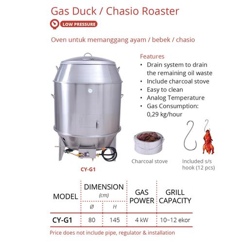 Jual Getra CY-G1 Gas Duck / Chasio Roaster / Oven Untuk Memanggang Ayam ...