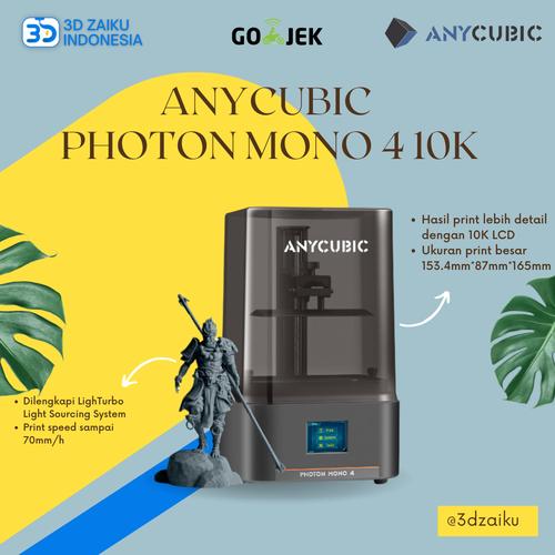Jual Anycubic Photon Mono 4 10K LCD MSLA High Precision Ultra Fast 3D ...