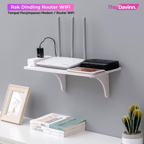 Promo Rak Dinding Router Wifi Modem Rak Gantung Tempat STB Minimalis ...