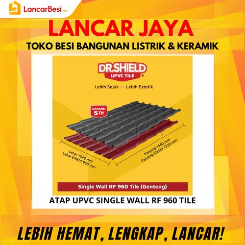 Jual Atap UPVC Dr.Shield RF 960 Tile | Dark Green | Black Olive | Ruby ...