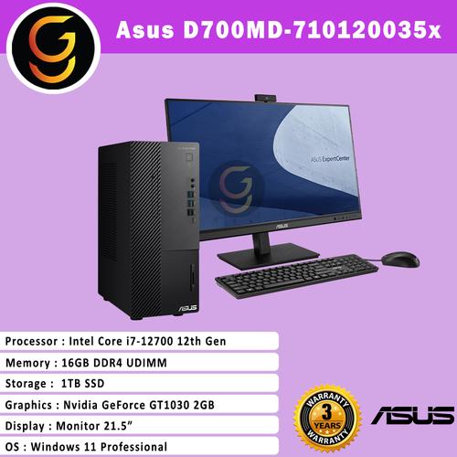 Jual PC Asus D700MD-710120035X Mini Tower i7-12700 16GB/32GB/64GB 1TB ...