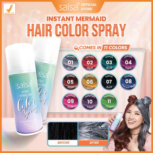 Promo NEW! Salsa Instant Mermaid Hair Color Spray - Ocean - Kota ...
