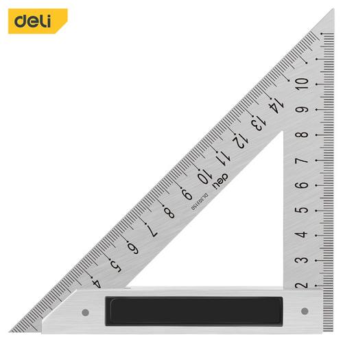 Jual Deli Penggaris Segitiga Siku Besi Tukang / Triangle Ruler ...
