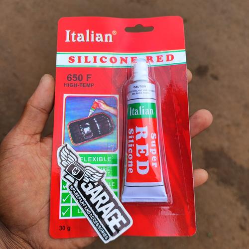 Jual Siler Merah 30gr Packing gasket Red Lem High temp red silicone ...