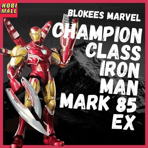 Jual Blokees Champion Class Iron Man Mark 85 LXXXV MK-85 Action Figure Poseable Model Kit EX Ver ...