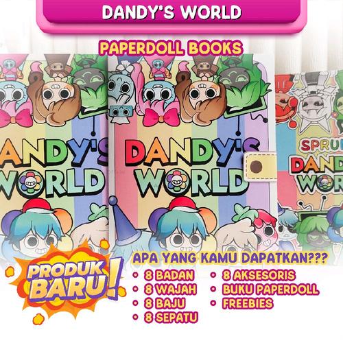 Jual SPRUNKI DANDYS WORLD PAPERDOLL MAINAN BONEKA KERTAS Stationery ...