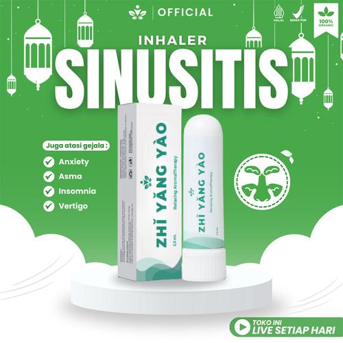 Promo ZHI YANG YAO Inhaler Aromatherapy Sinusitis Meredakan Gejala ...