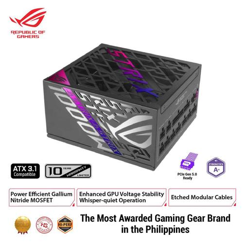Promo ASUS ROG Strix 1000W Platinum Fully Modular Power Supply, 80 PLUS ...