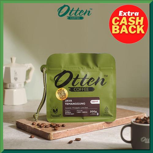 Jual Kopi Arabica Java Temanggung Natural Process 200g - Biji / Bubuk Kopi Otten Coffee ...