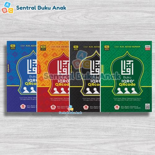 Jual Buku IQRO QRCode Edisi Milenial 2024 Cara Cepat Belajar Membaca Al ...