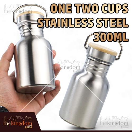 Jual One Two Cups Stainless Steel Tumbler 300ml Water Bottle Botol Minum Air Besi Mini Kecil ...
