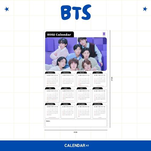 Promo 2025 KALENDER BTS KPOP + LAMINASI 2SISI IDOL KOREA BIAS MURAH ...