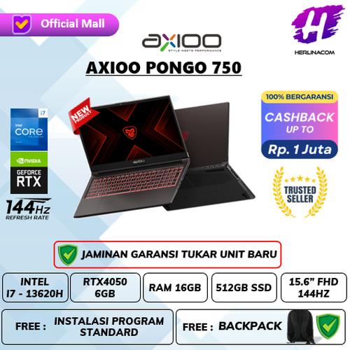 Promo Laptop Axioo Pongo 750 Intel Core i7 13620H Rtx 4050 6Gb / Ram ...