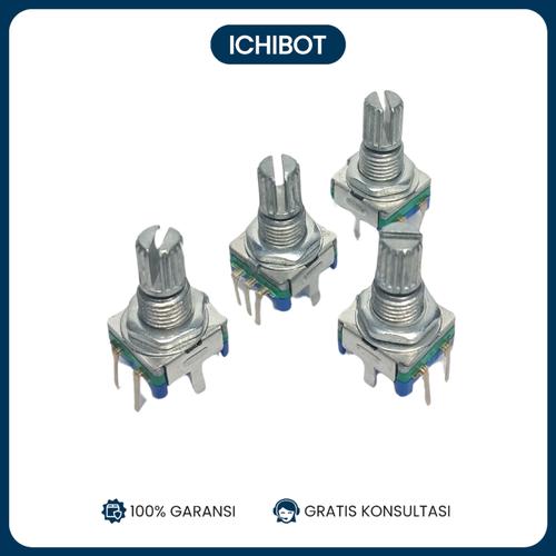 Jual EC11 Rotary Encoder Potentiometer 5 Kaki Pajang 20mm bulat - Kab ...