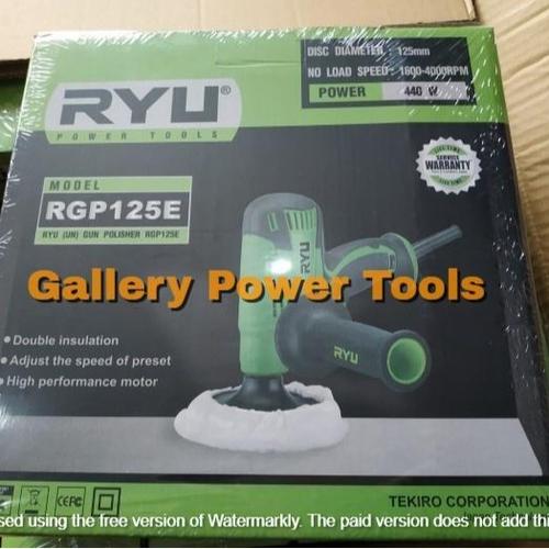 Jual TEKIRO RYU RGP 125 gun polisher 5" mesin poles 5 inci 5inch ...