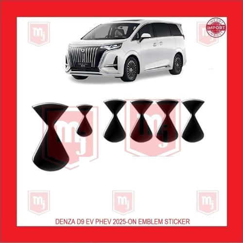 Jual BYD DENZA D9 EV PHEV 2025 - ON EMBLEM STICKER - Blue Carbon - Kota ...