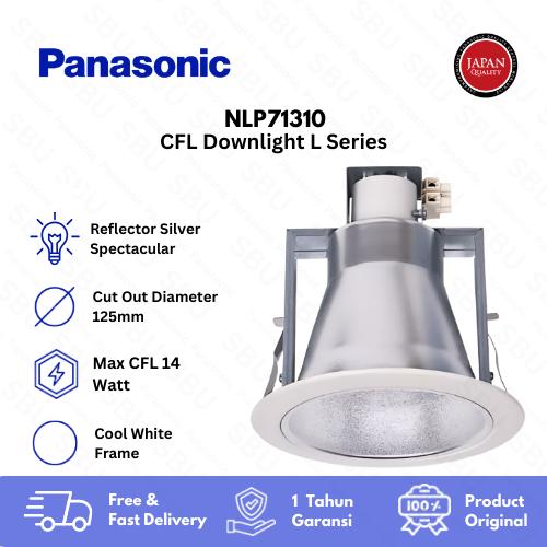 Jual Panasonic NLP71310 CFL Downlight L Series Cool White / Kap Lampu ...