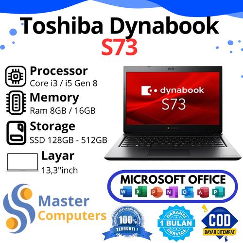 Jual Toshiba Dynabook S73 Core i5 Gen 8 Ram 8GB / 16GB SSD 128GB ...