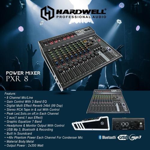 Jual Power Mixer 8 Channel Hardwell PXR 8 Original Ampli Mixer ...