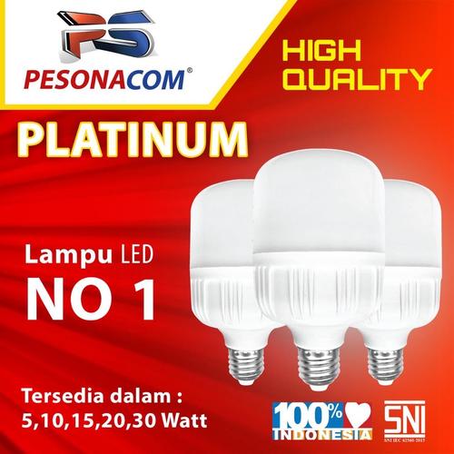 Promo [KBM] Bohlam Lampu LED Pesonacom Platinum Bulb Tabung Kapsul SNI ...
