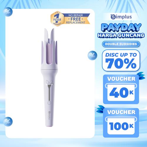Promo 【DOUBLE SUBSIDIES LIVE ONLY】SIMPLUS PINK - VENUS CURLER OTOMATIS ...