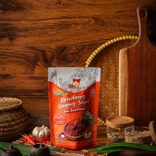 Jual Rendang Daging Sapi Khas Bukittinggi 200gram | Dapur Uni Rahmah ...