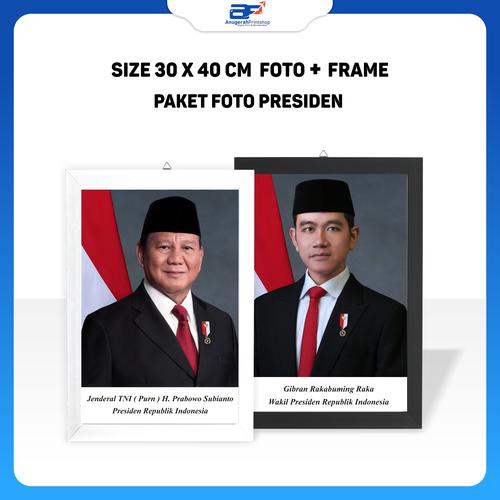 Promo [Anugerah printshop] Poster Dinding Presiden dan Wakil Presiden ...