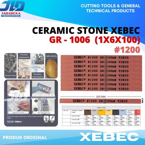 Jual XEBEC #1200 GR-1006M 1x6x100 mm Ceramic Fiber Stone Xebec GR 1006M ...