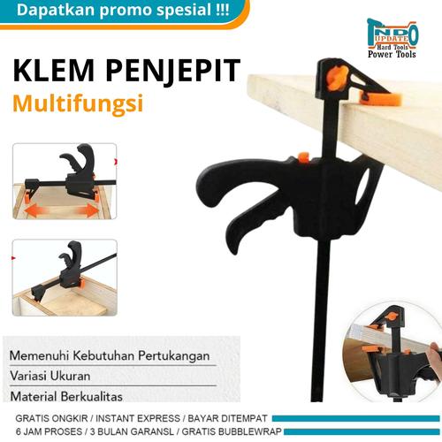 Jual F Clamp 4 inch - Klem F Alat Penjepit Kayu Model F with Quick ...