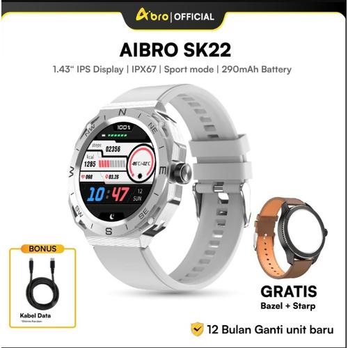 Promo Smartwatch Aibro SK22 Jam Tangan Free Bezzel dan Straps | Layar 1 ...