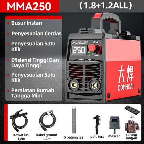 Jual DOMHOAI Mesin Las MMA-250 Inverter Las Listrik IGBT Mesin Las Tampilan Digital Definisi ...