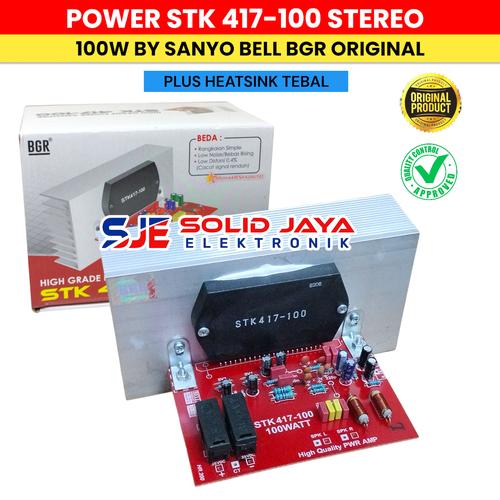 Jual KIT POWER STK 417-100 100W STEREO BY SANYO ORIGINAL TR TRANSISTOR ...