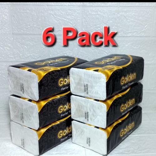 Promo Tisu Golden 180 Helai (6 PCS) - Paket 6 Pcs, 100% Serat Alami ...