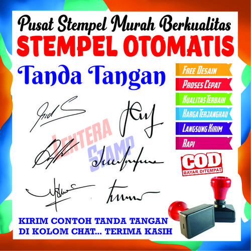 Jual Stempel Otomatis / Tanda Tangan / Paraf / - Kota Bekasi - Lentera ...