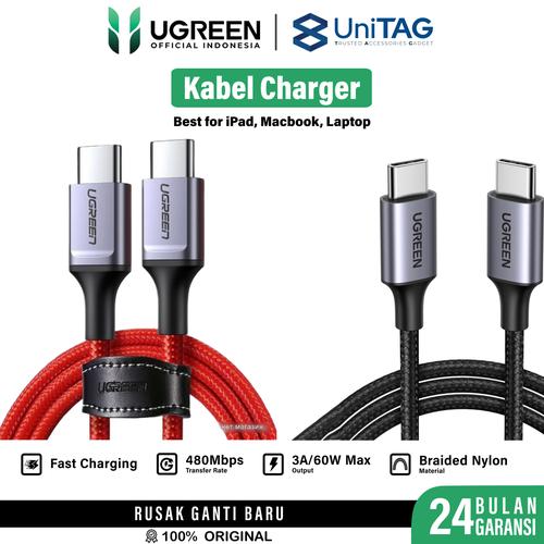 Promo UGREEN Kabel Data Fast Charging For iPad Air Pro Macbook Laptop ...